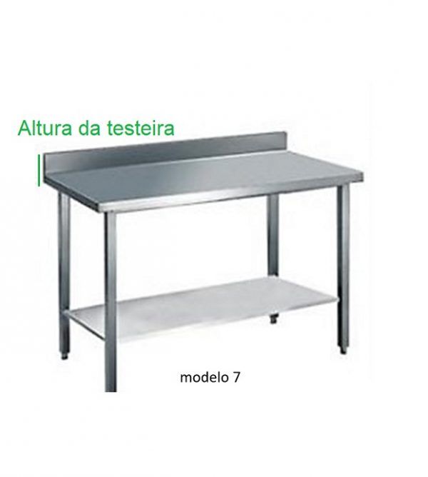 MESAS E BANCADAS EM INOX AISI 304 - Brasgolden